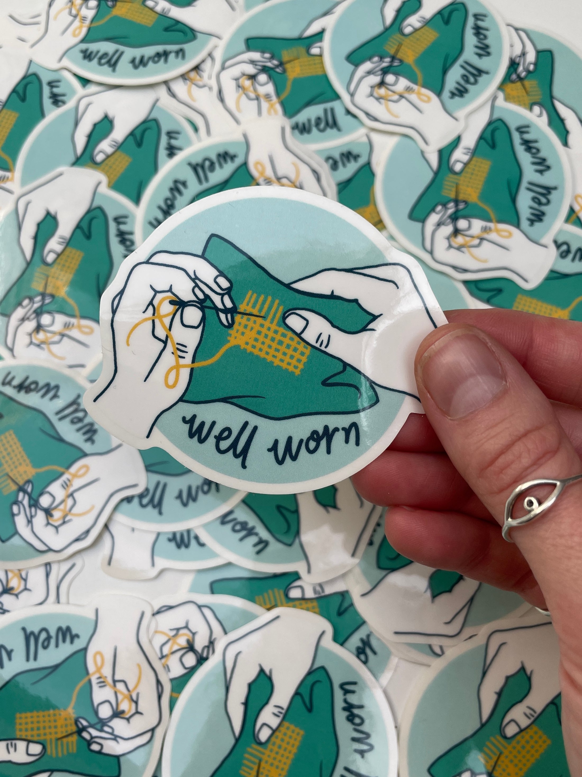 Well Worn – slow stitch club